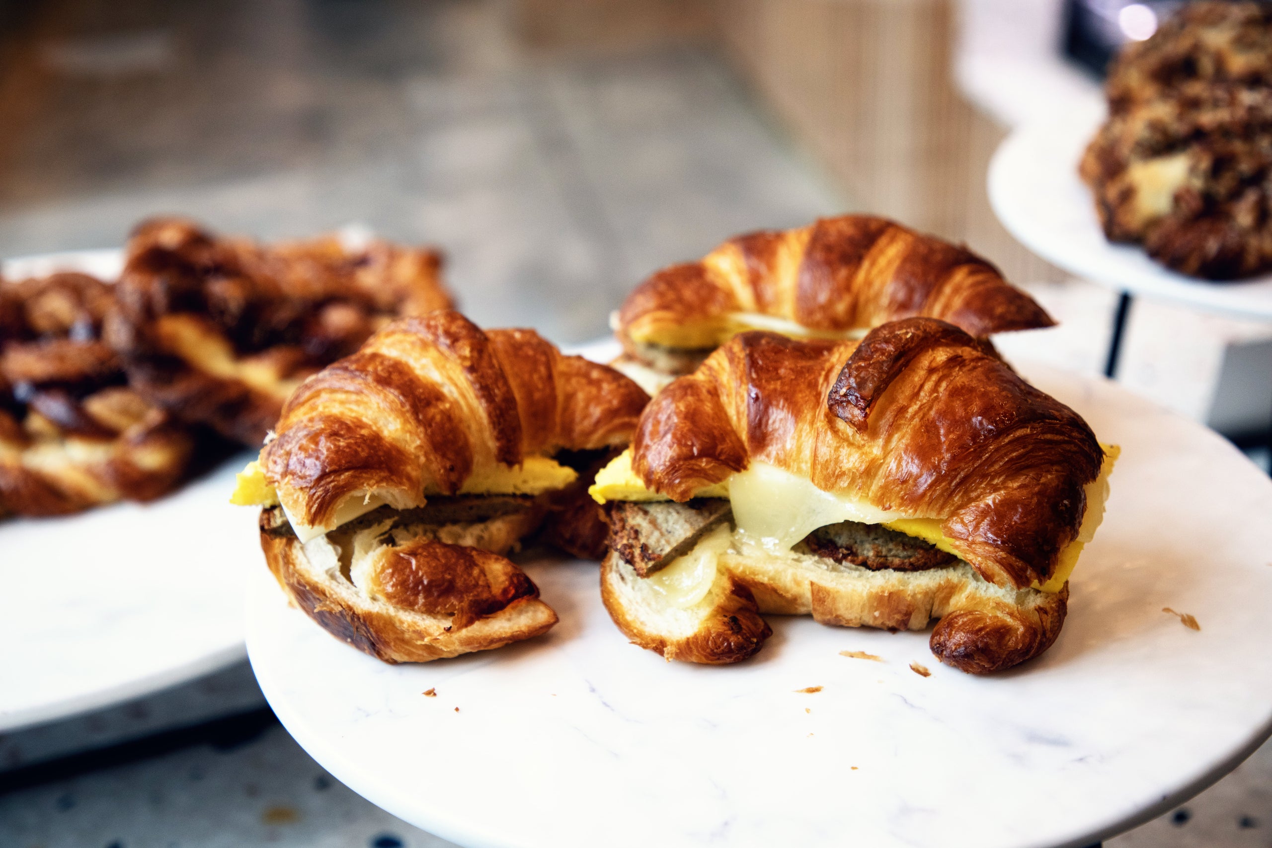 Wholesale Croissant Sandwich (6) | Woodstone Bakery and Cafe